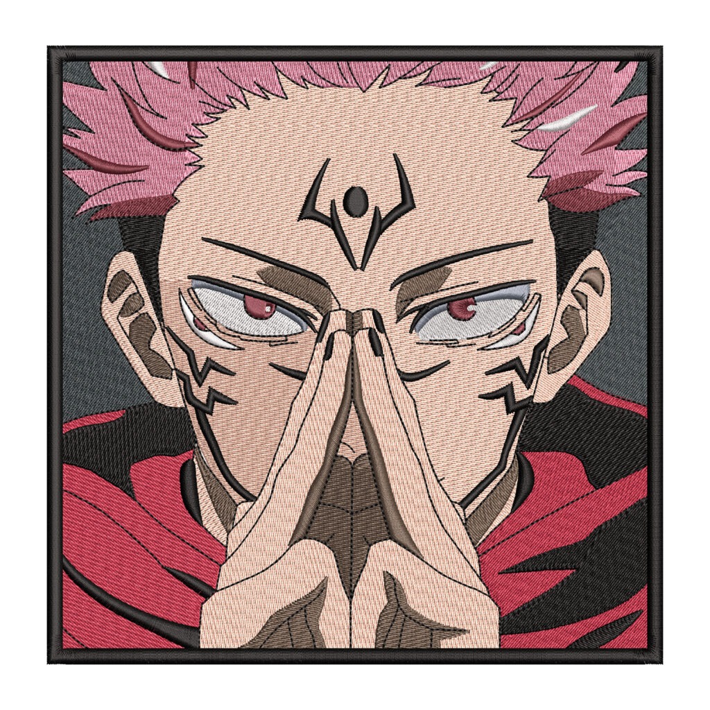 Sukuna Domain Embroidery Design - Jujutsu Kaisen | Embroiplanet