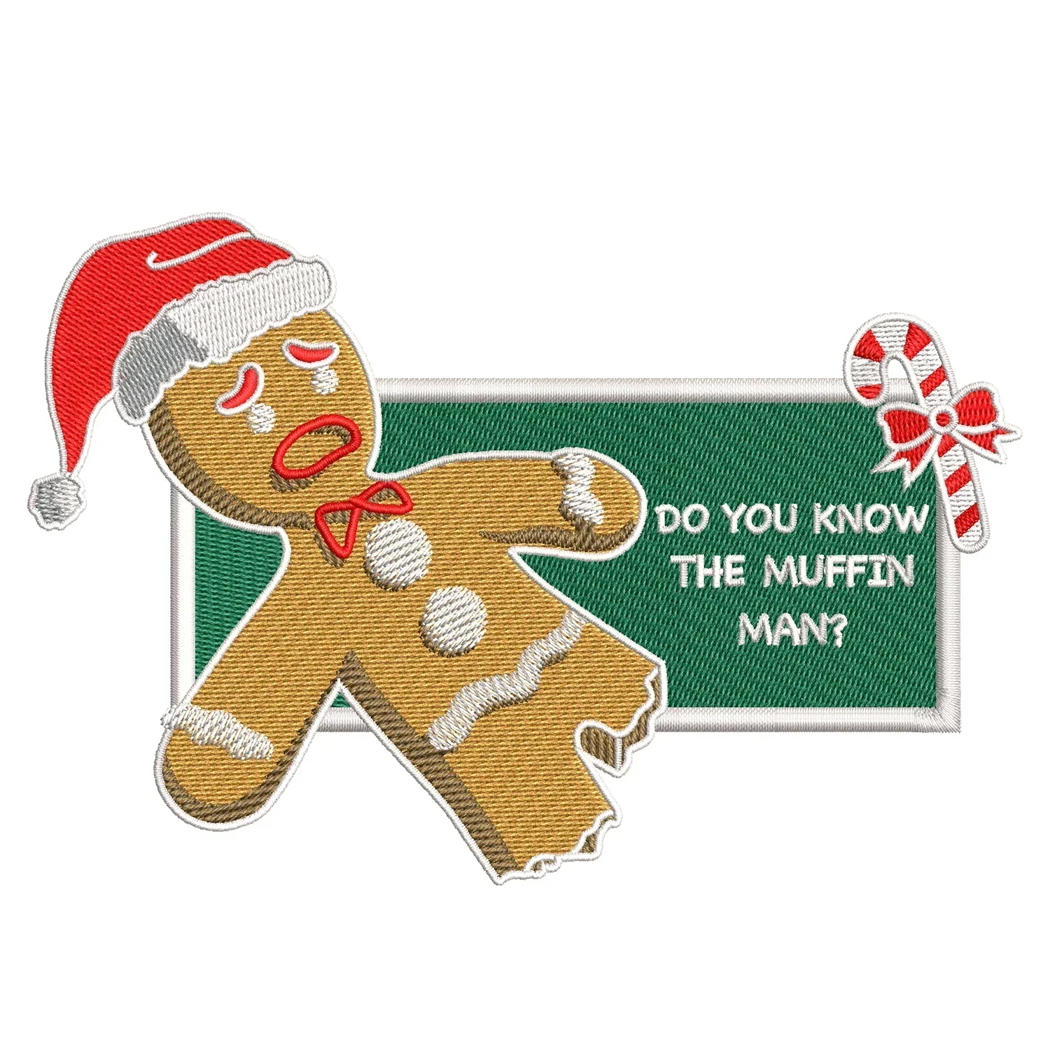 Gingerbread Man Embroidery Design - Shrek | Embroiplanet