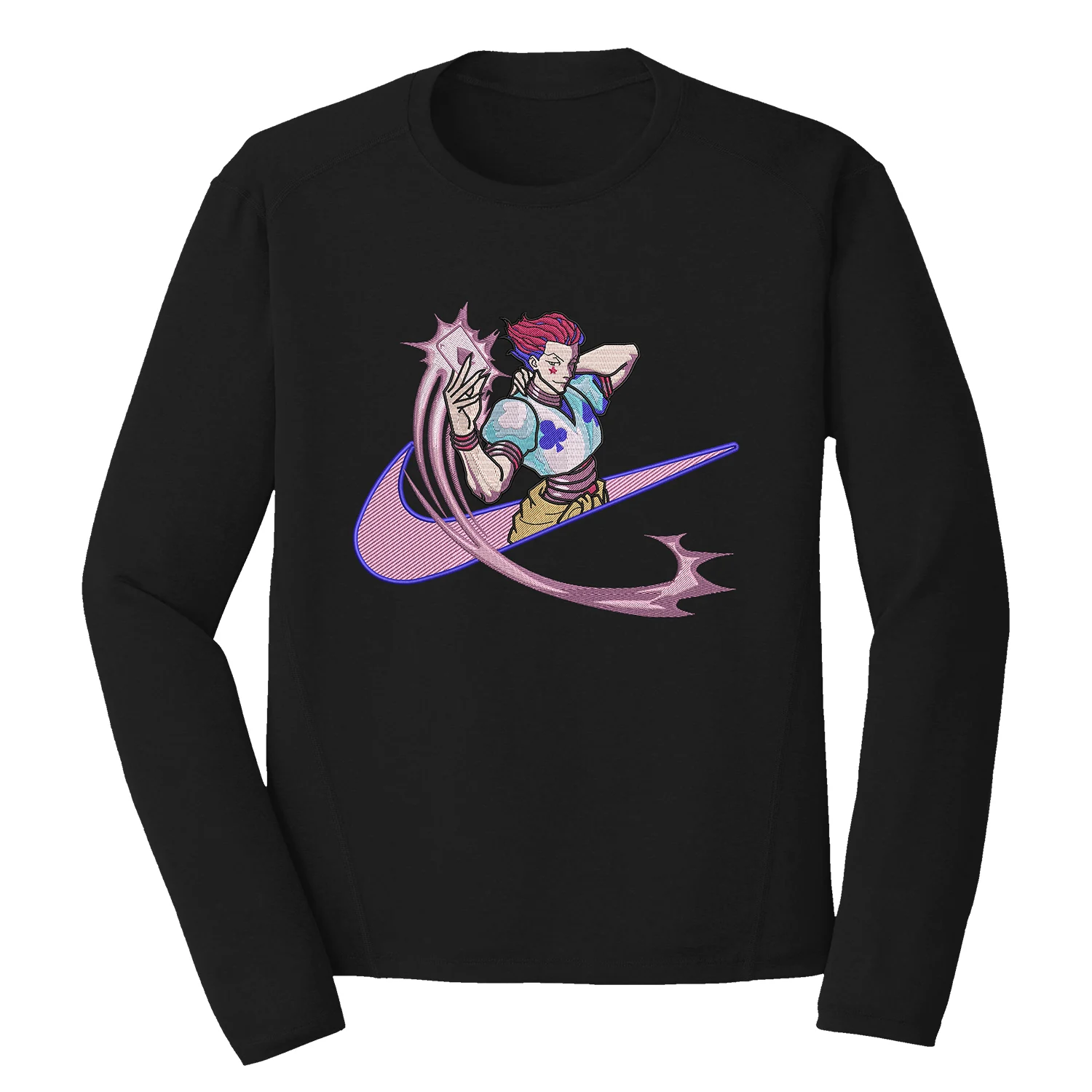 Hisoka Swoosh Embroidery Design - Hunter x Hunter