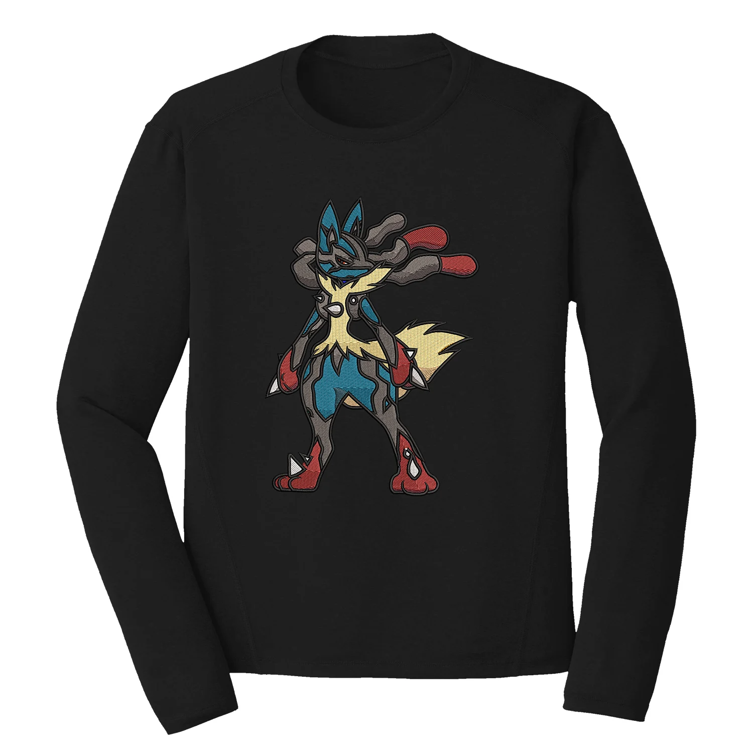 Mega Lucario Embroidery Design - Pokemon | Embroiplanet